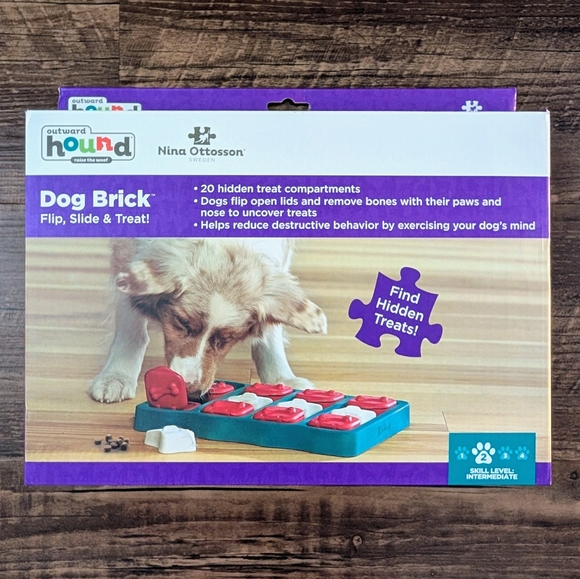 Outward Hound | Dog | Outward Hound Dog Brick Puzzle Enrichment Toy ...